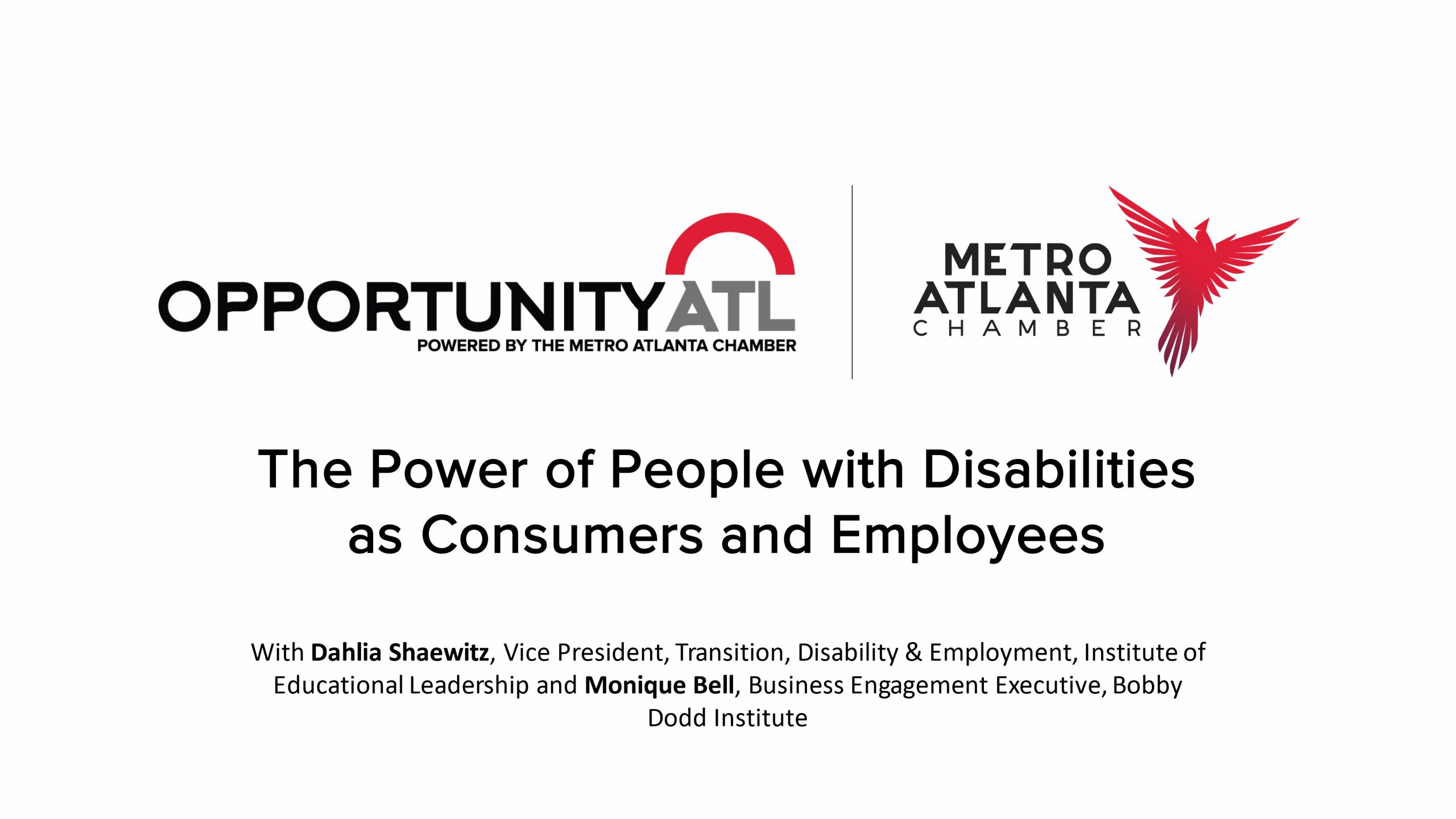 Recap: The Power of People with Disabilities as Consumers and Employees ...